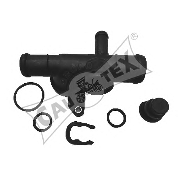 CAUTEX 952132 (06A121132A / 06A121133C) фланец системы охлаждения vag