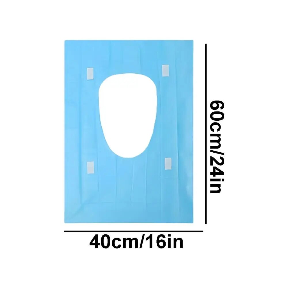 Одноразовые накладки на унитаз 60x40 см Blue