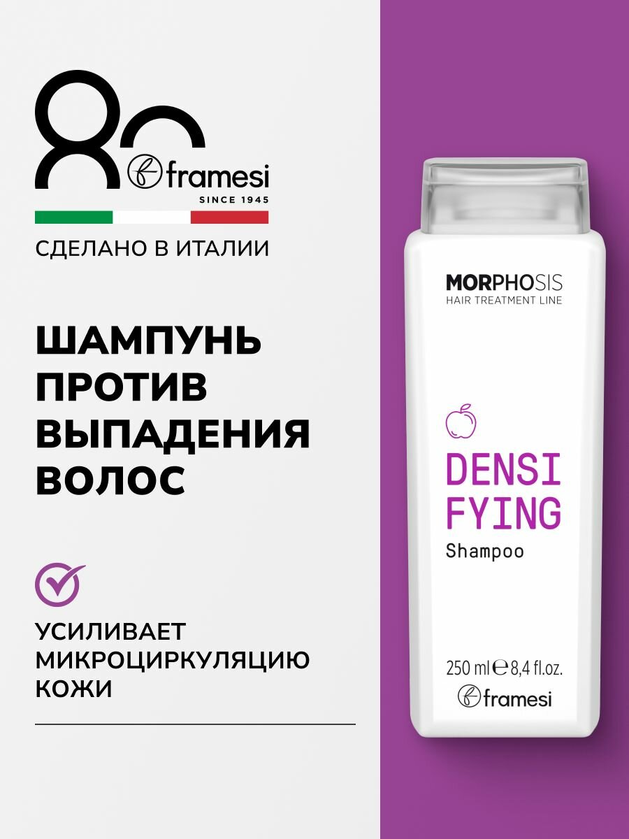 Шампунь для волос профессиональный против выпадения Framesi
