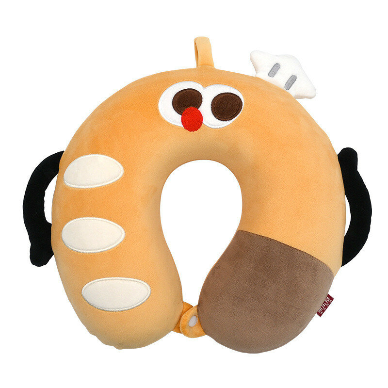 Adorable animal u pillow with memory foam for travel and sleep support style 22