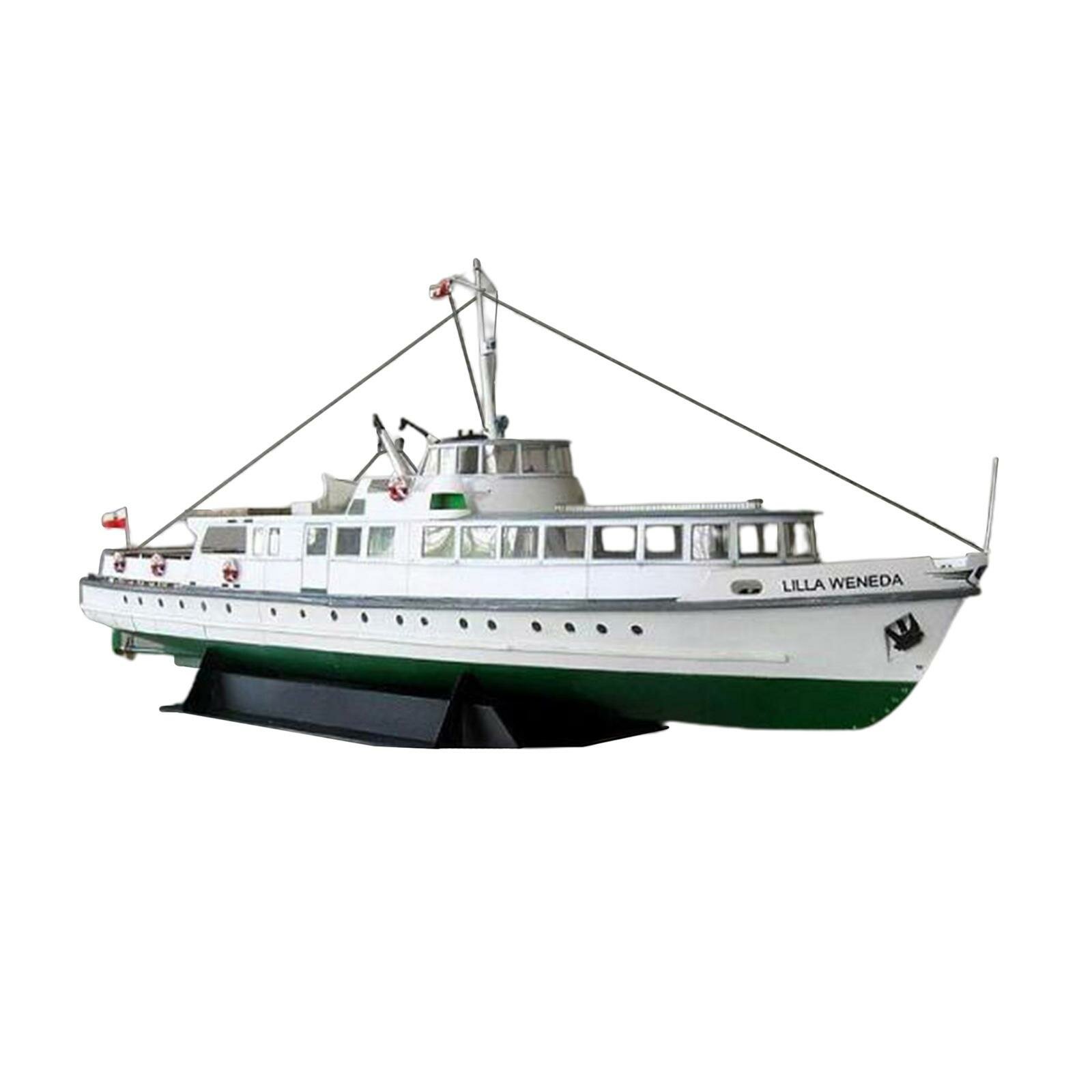 Изысканный 3D-набор для сборки бумажной модели польского парома Lilla Weneda Coast Ferry в масштабе 1/100.