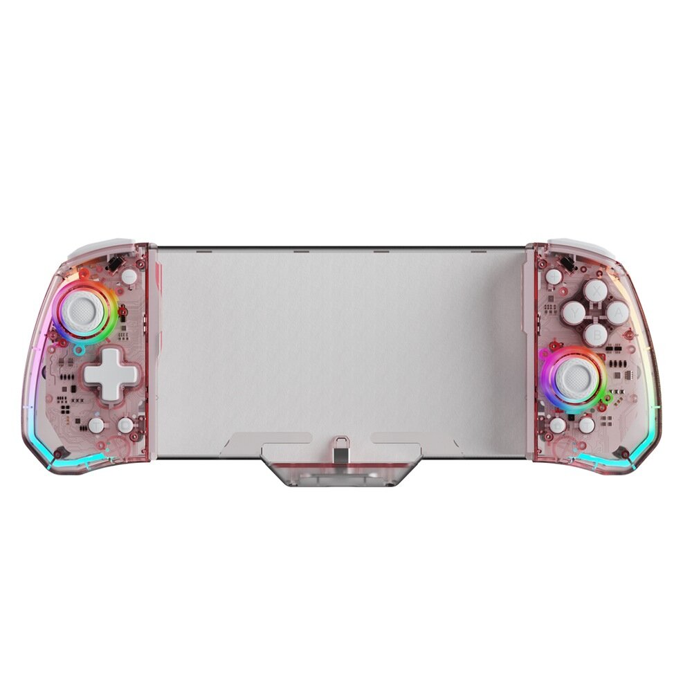 Совместимый контроллер Joy-Con для Nintendo Switch прозрачно-розовый заменяемая часть для игрового консоли аксессуары