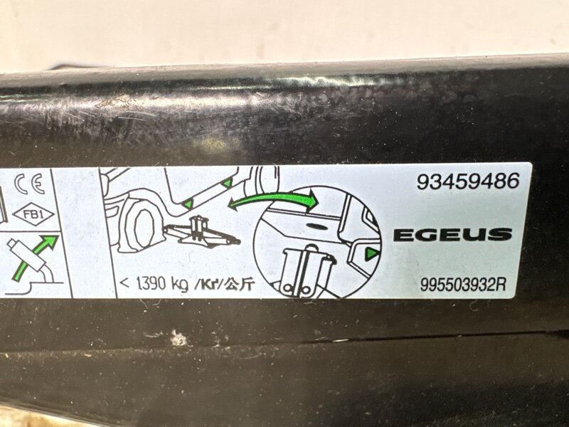 Домкрат Renault Trafic 2017 — фото 1