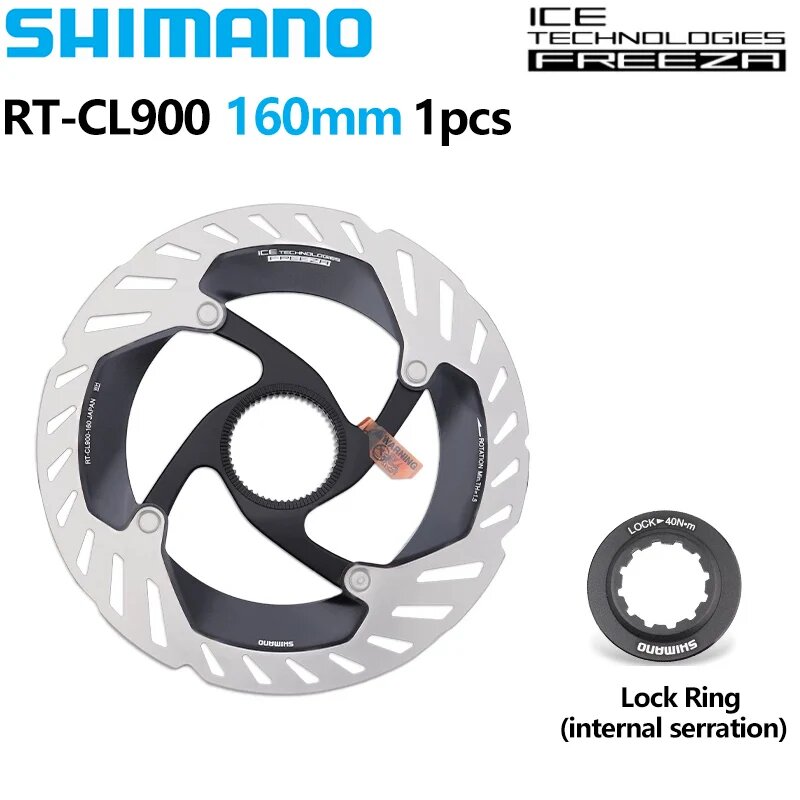 Тормозной Ротор Shimano RT-CL900 140 Мм/160 Мм С Технологией Ice Technology, Внутреннее Крепление