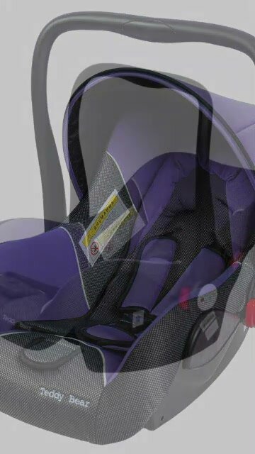 Детское автокресло универсальное для новорожденных и детей до 4 лет, регулируемая спинка и подголовник, безопасность по — фото 1