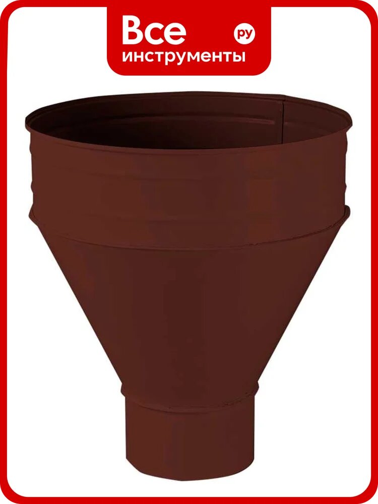 Водосборная воронка NIKA 185/150 RAL8017 niкапроект В0000034262
