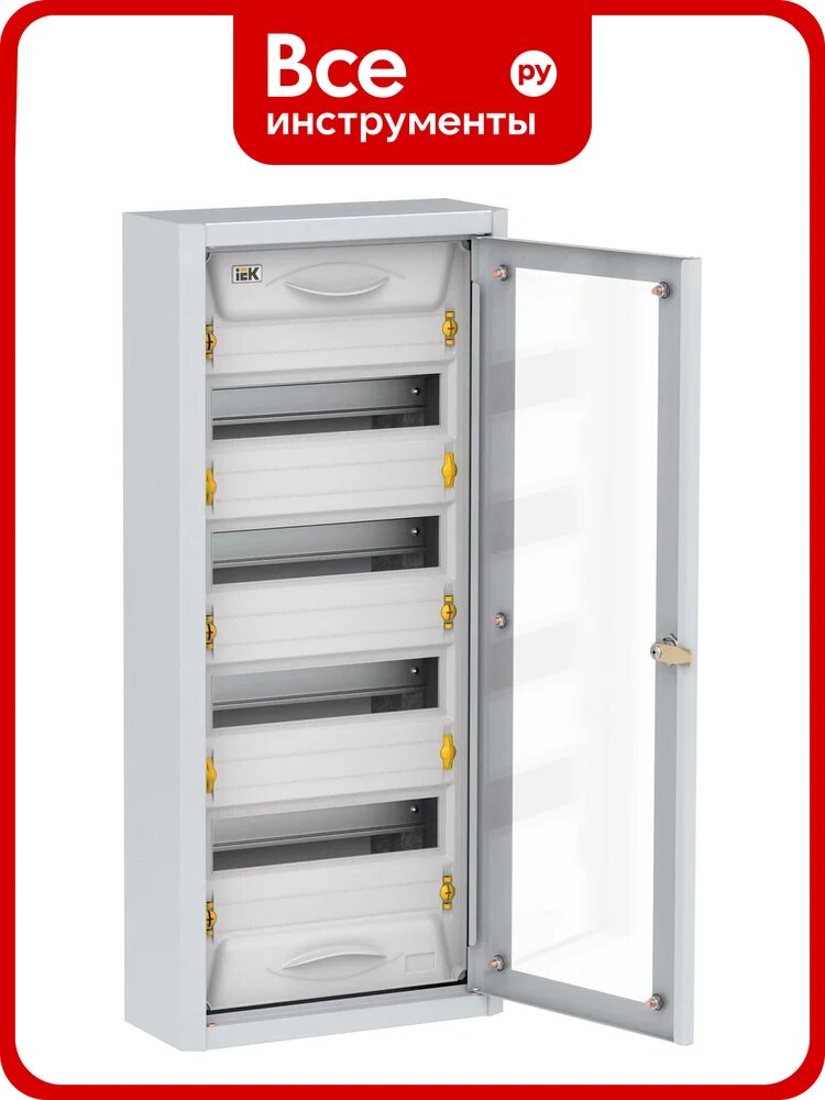 Корпус, IEK, IEK Titan 5 щрн-48 прозрачная дверь, Ip31, ухл3, металлический