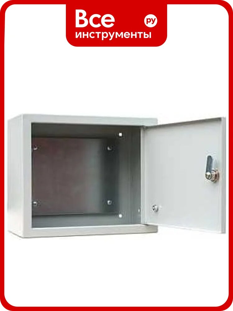 Металлический корпус DIRECT ELECTRIC щмп 02 ip31, DE16202006 с навесным способом установки, серый металлический