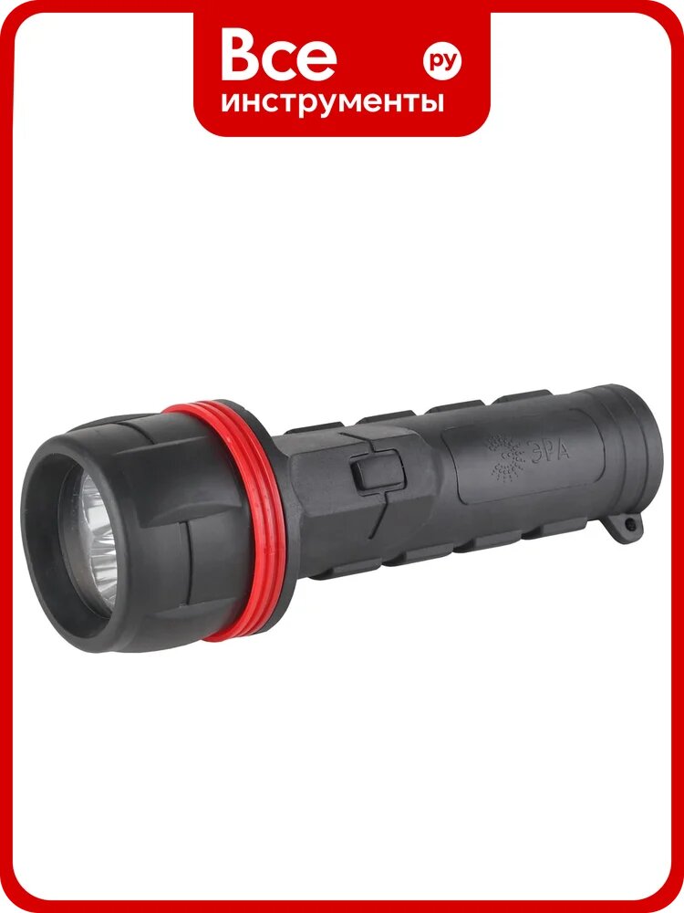 Фонарь ЭРА R2D C0036217, 3 светодиода, прорезиненный корпус, шнур для переноски