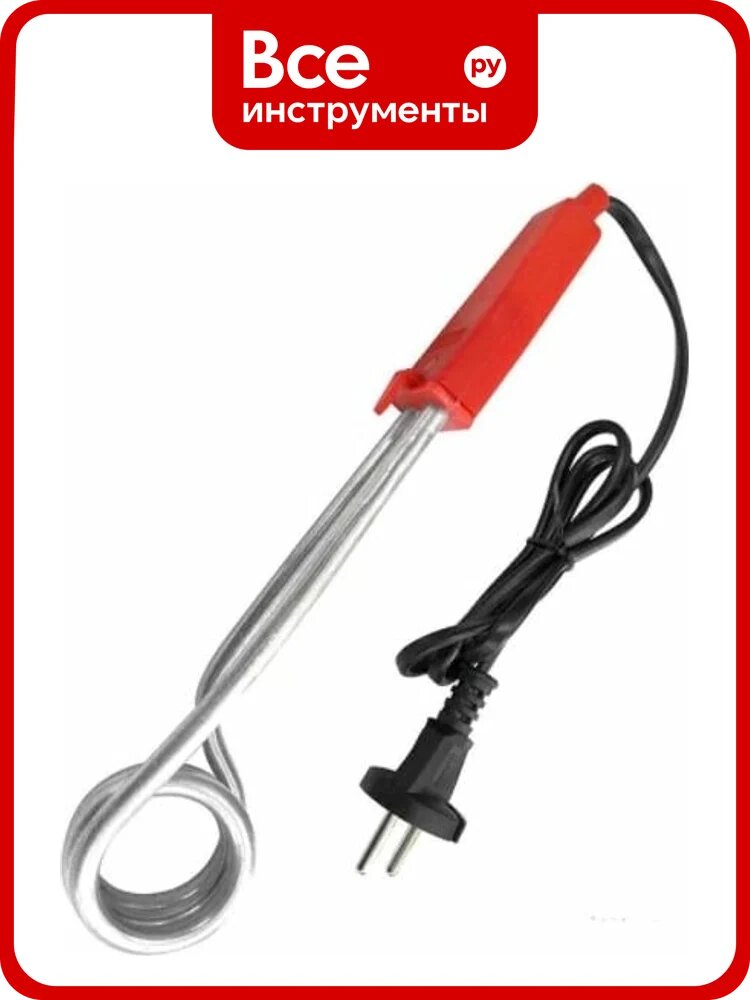 Электрический кипятильник HomeStar HB-012 1,2 кВт 005690, с подвесом, погружной металлический корпус