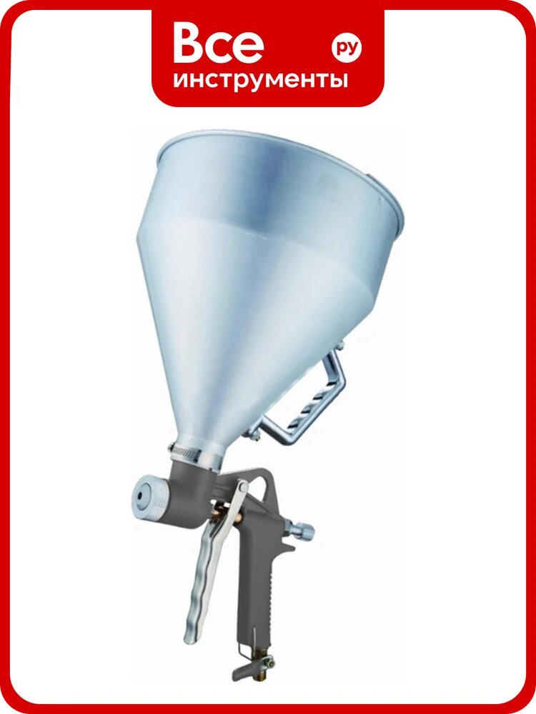 Грунтовочный краскопульт Pegas pneumatic 2701, для нанесения декоративной штукатурки штукатурки различных жидких,