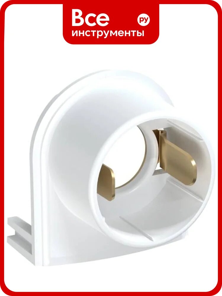Ввод OneKeyElectro комплект Rotondo для гофротрубы Stahlmann 15А, цвет белый, 4 шт. 7700906, пластиковая