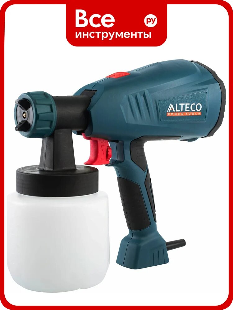 Краскораспылитель Alteco SG 2203 27633 HVLP система с встроенным компрессором для латексных и эмалевых покрытий