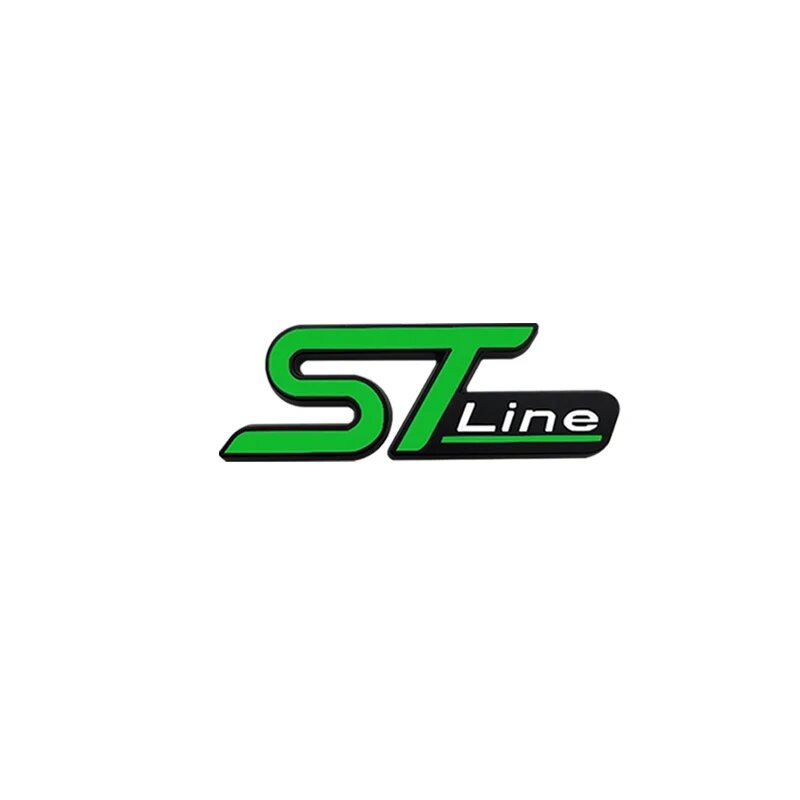 Эмблема ST Line Black Green для Ford Fiesta Focus