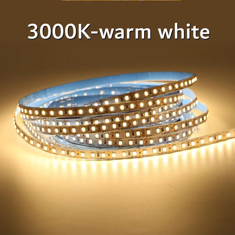 Светодиодная лента 2м, 180LEDs, Warm White, DC 12V