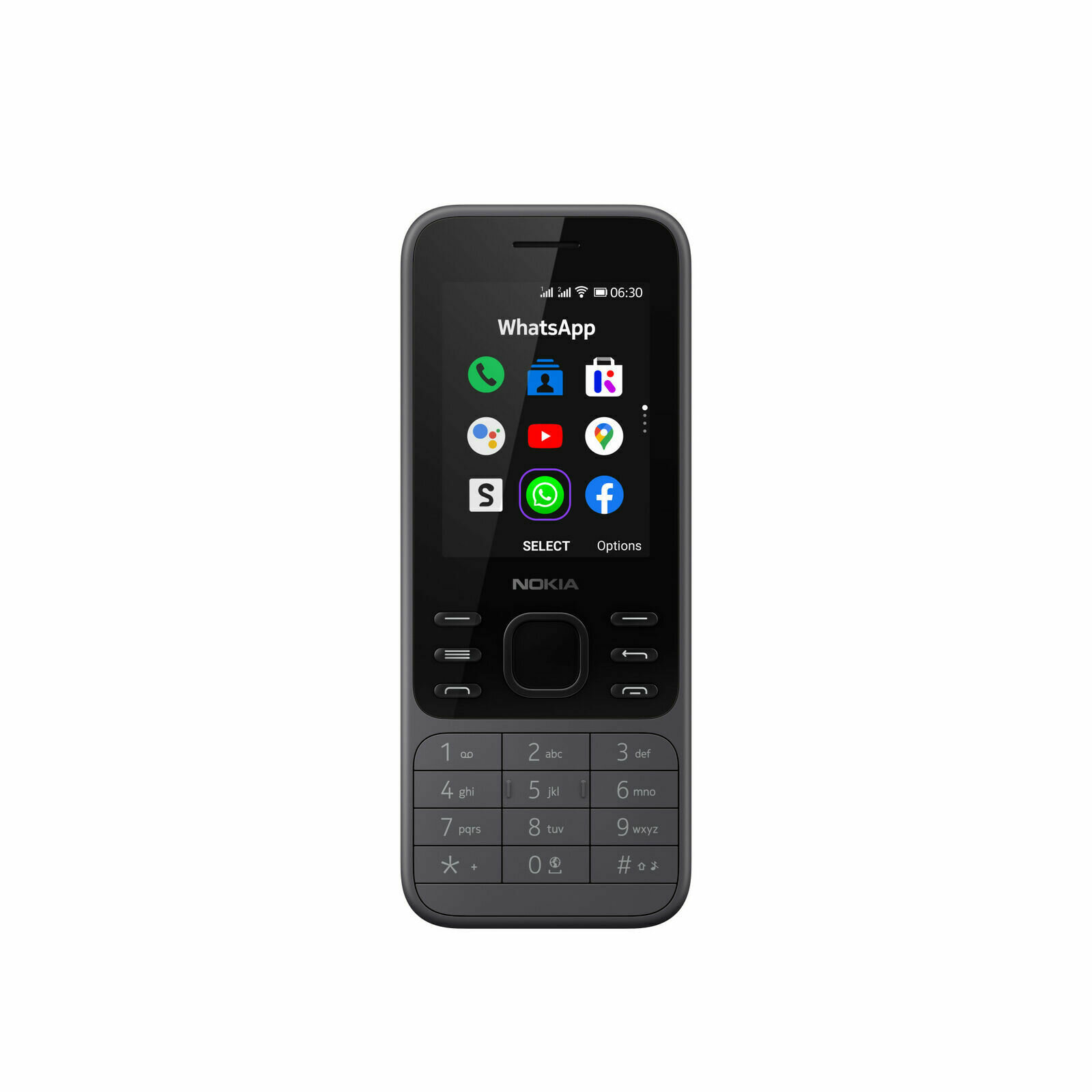 Nokia 6300 4G Dual Sim 4GB 2.4 дюймовый разблокированный мобильный телефон Bluetooth WiFi хороший