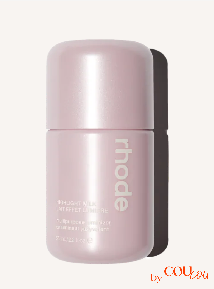 Rhode жидкий хайлайтер Highlight Milk, оттенок 01 (pearly pink), 65 мл