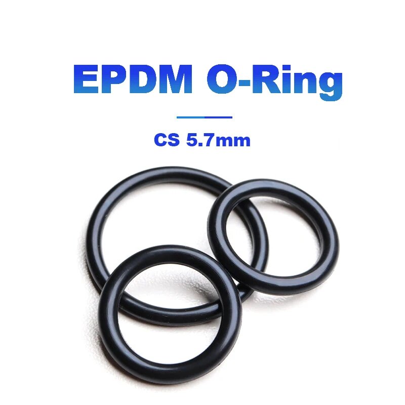 Уплотнительное кольцо EPDM CS 5.7 мм черный OD50x5.7mm-2pcs