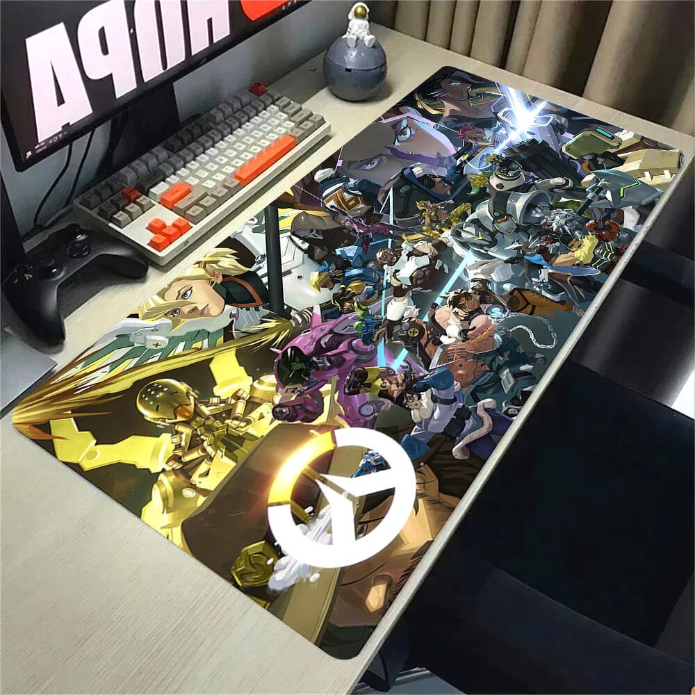 Резиновый коврик для мыши UKGF Overwatch 900x400 80x30cm, H532