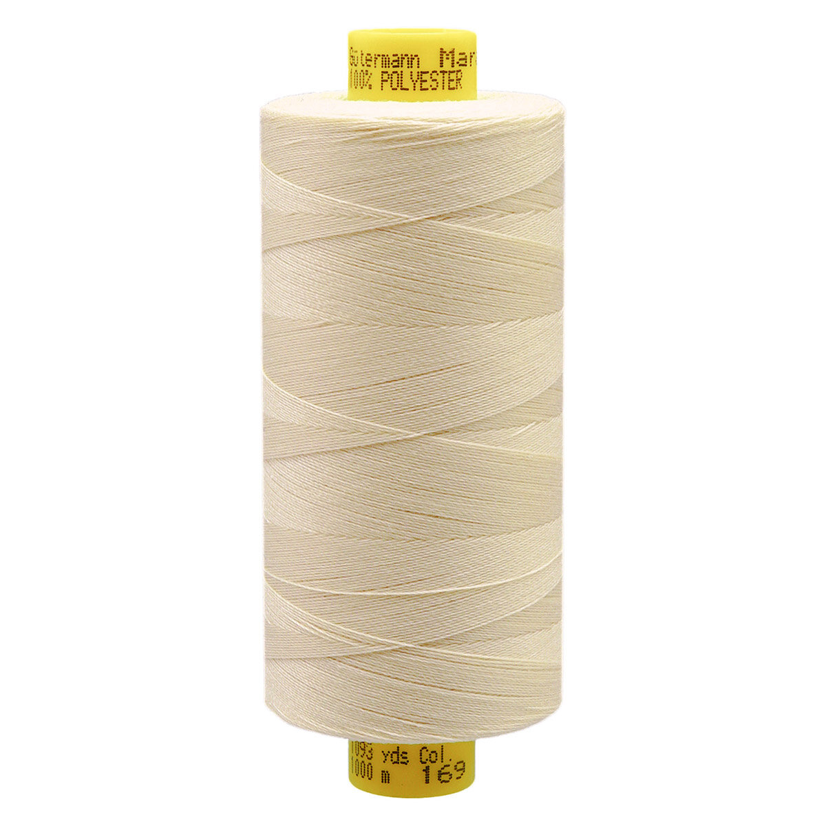Нить Mara 100/1000м, 100% полиэстер, Gutermann 707694 (169 пломбир), 10 шт