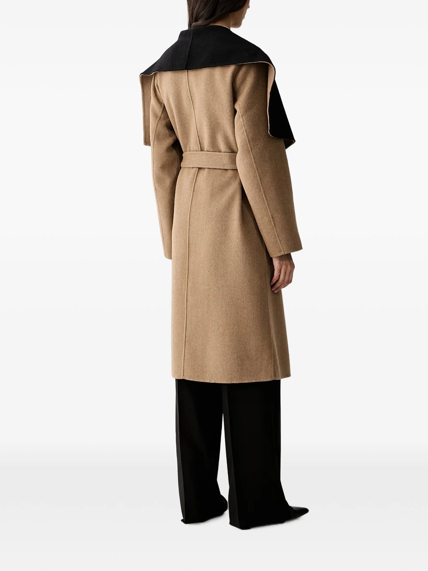 Пальто Karl Lagerfeld Reversible belted coat, размер 40 — фото 1
