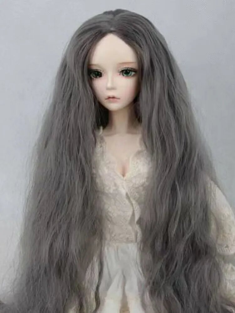 Парик для кукол BJD 1/6 30 см сменные волосы для шарнирных кукол окружность головы 15-17 см