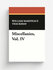 Miscellanies, Vol. IV