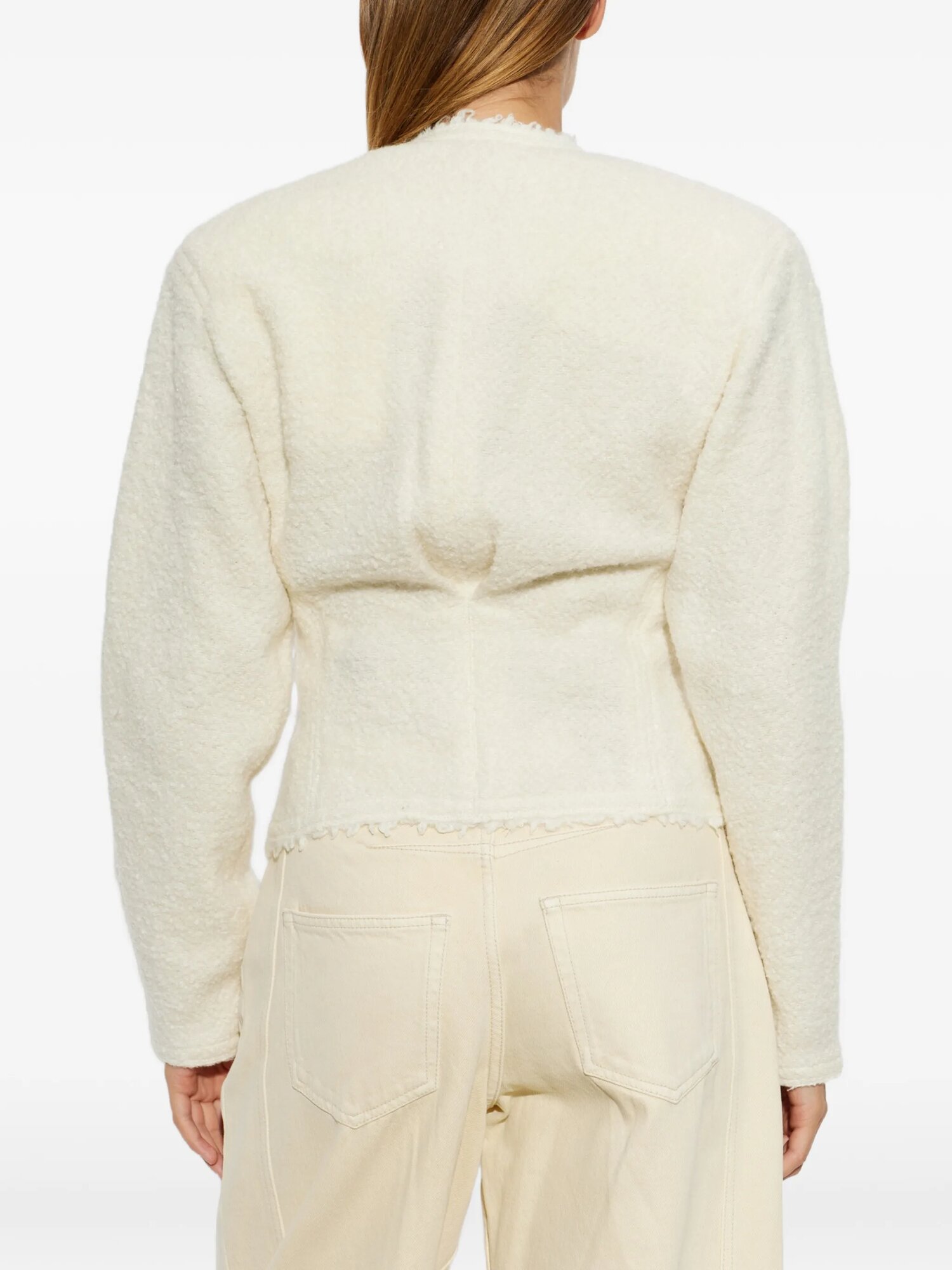 Куртка Isabel Marant Frayed-edge tweed jacket, размер 38 — фото 1