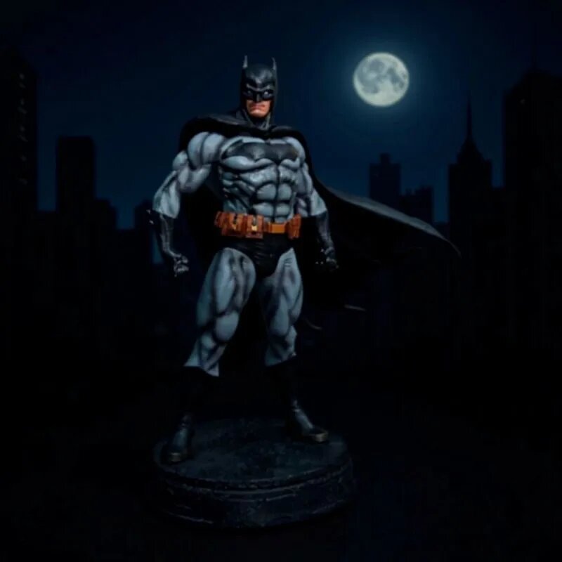 Статуя Бэтмена из DC Comics, черный плащ, высота 38 см, в подарочной коробке