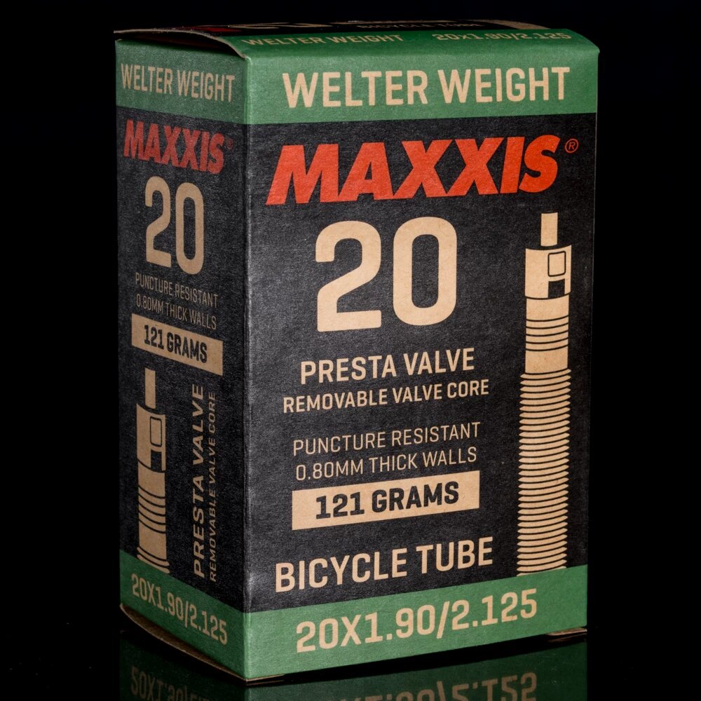 Внутренняя шина Maxxis 20x1.90/2.125 дюйма с французским клапаном 32 мм для колес 20" - вес 0.8кг