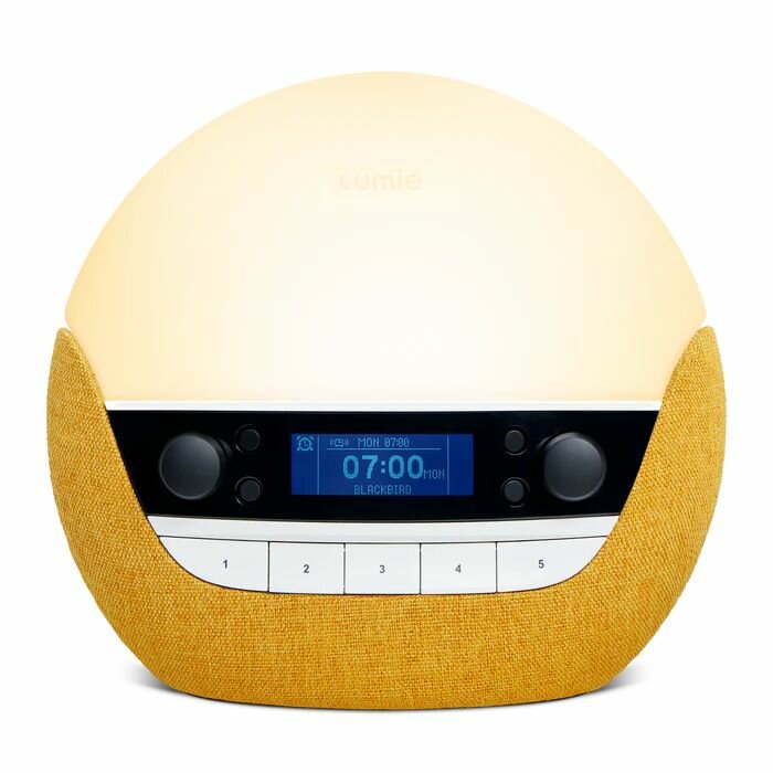 LUMIE Настольные часы Bodyclock Luxe 750DAB, желтый
