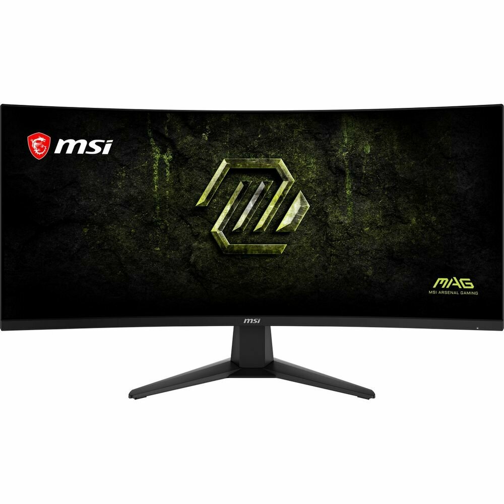 Монитор 34" MSI MAG 346CQDF E20 Curved Rapid VA, 3440x1440, 200Hz, 0,5ms, 300сd/m, 3500:1, HDR | 2xHDMI(2.0b), DP(1.4a) | HAS, Swivel, ExPSU, Vesa 100, Black