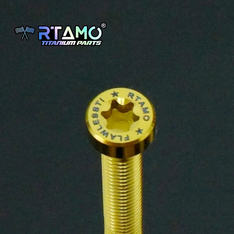 RTAMO Болт из титанового сплава Gr5 M6x12/15/20/25/30/35/40/45 мм