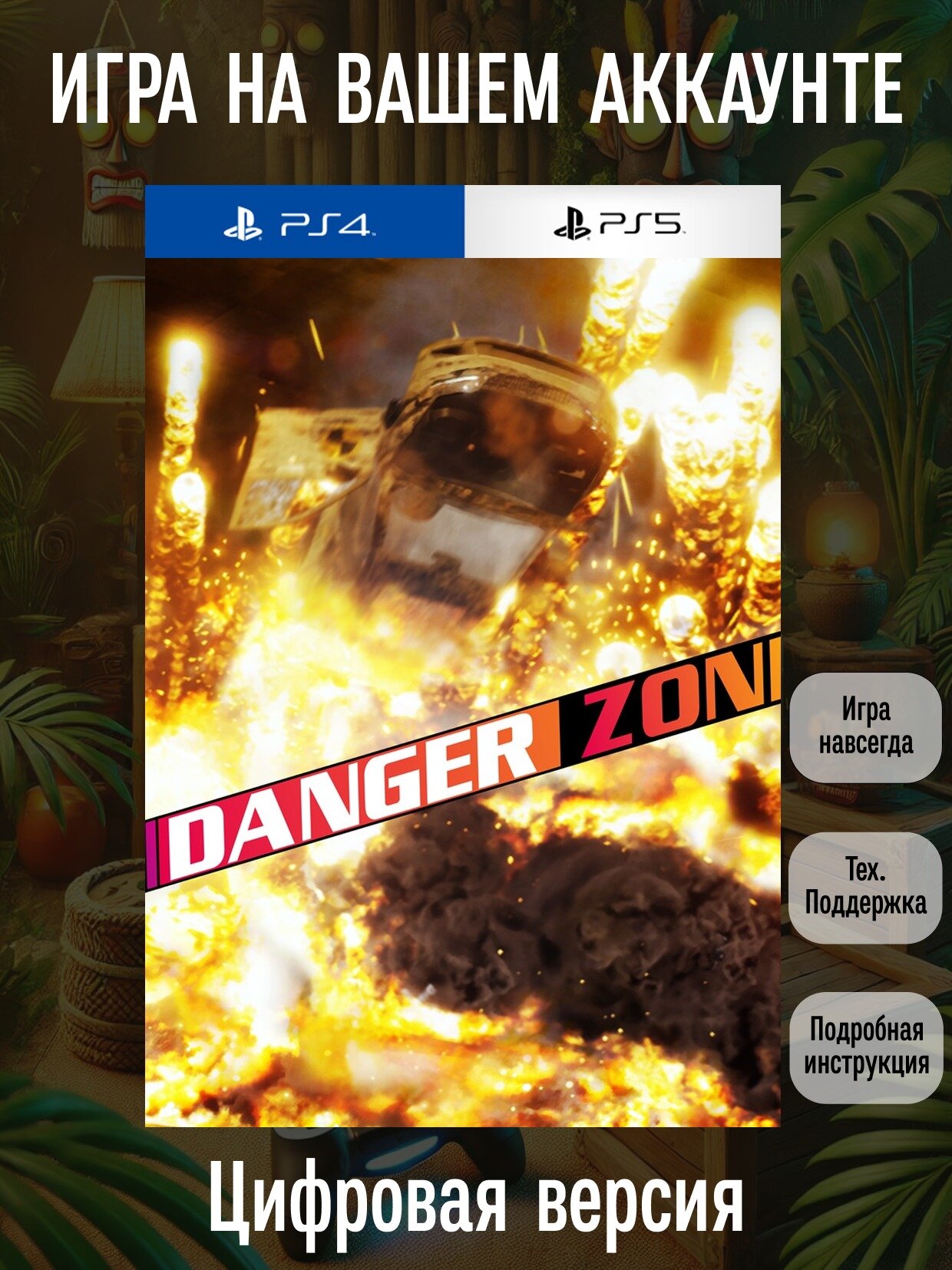 Danger Zone | PlayStation 4/5 | английский язык | Боевики | Аркада
