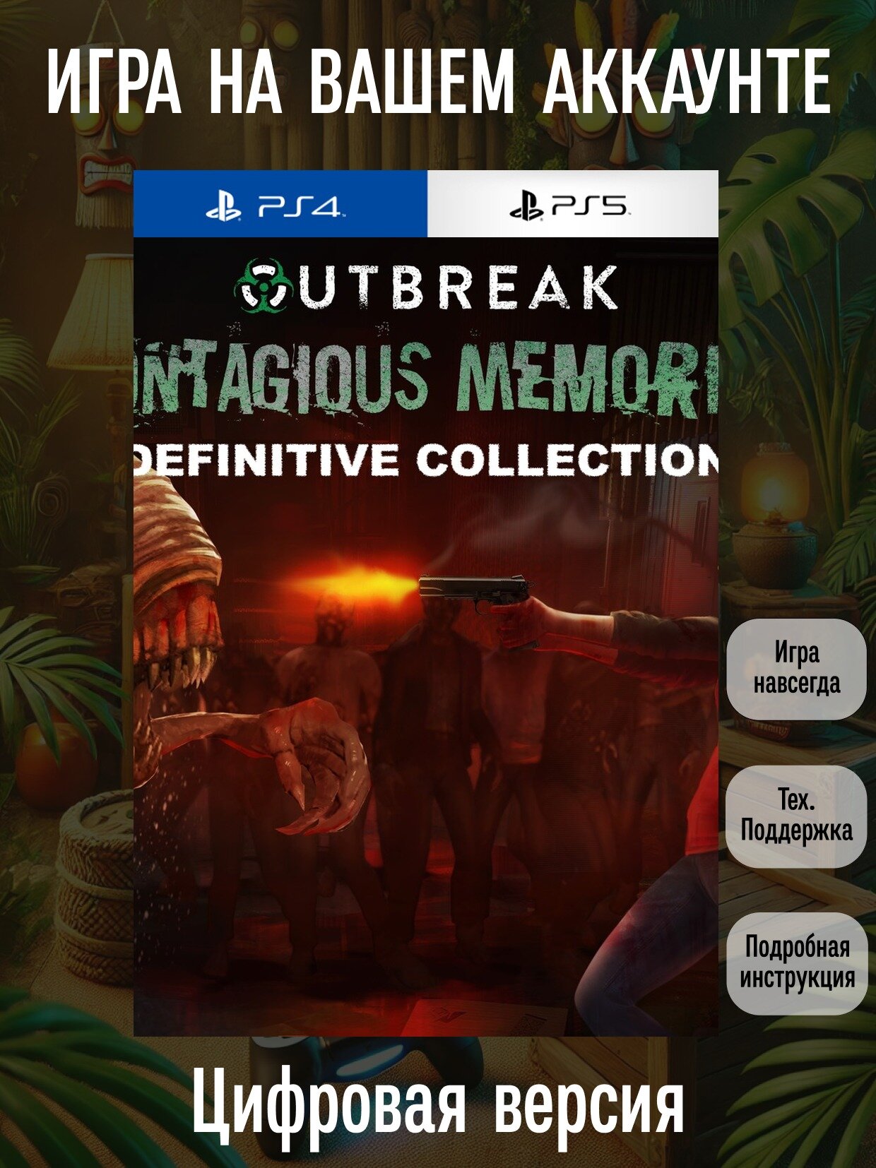 Outbreak: Contagious Memories Definitive Coll. | PlayStation 4/5 | английский язык | Ужасы