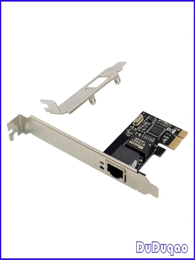 PCIE X1 RJ45 Серверная гигабитная сетевая RTL8111C Однопортовая 1000M Ethernet-адаптерная Сетевая карта совместим с настольных ПК