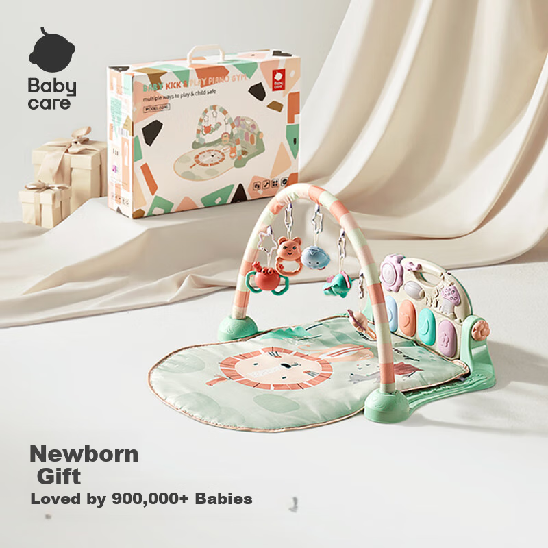 Babycare детская пульсометр-нога с пианино для новорожденных 0-1 года, успокаивающая игрушка с кроликом и батареей