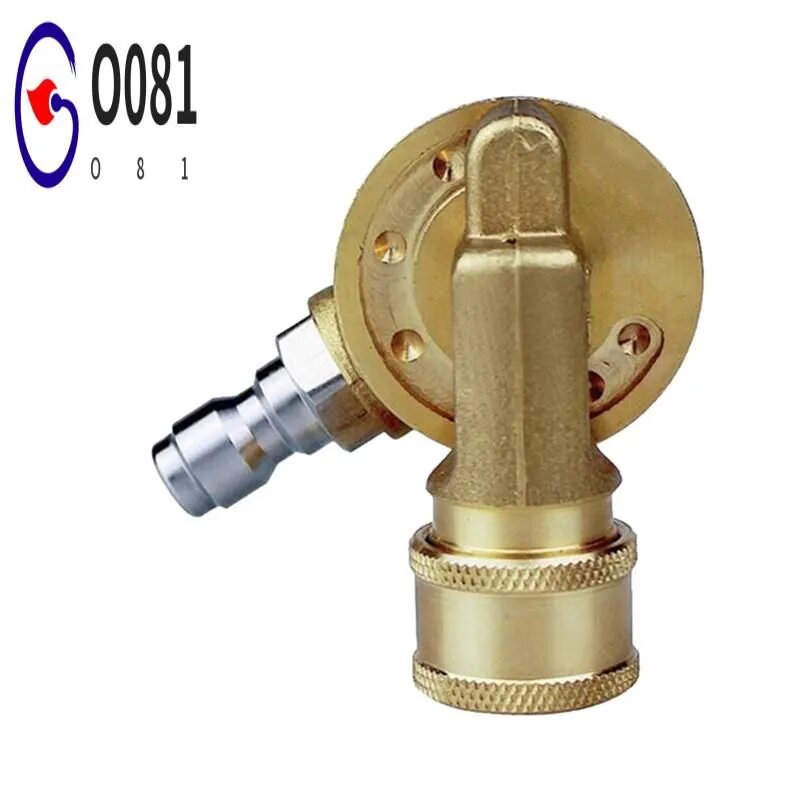 (B P J Z) 4500PSI Поворотная муфта 1/4 дюйма Быстрое соединение совместим с насадки мойки высокого давления Адаптер очистки желоба 240 градусов 7 передач