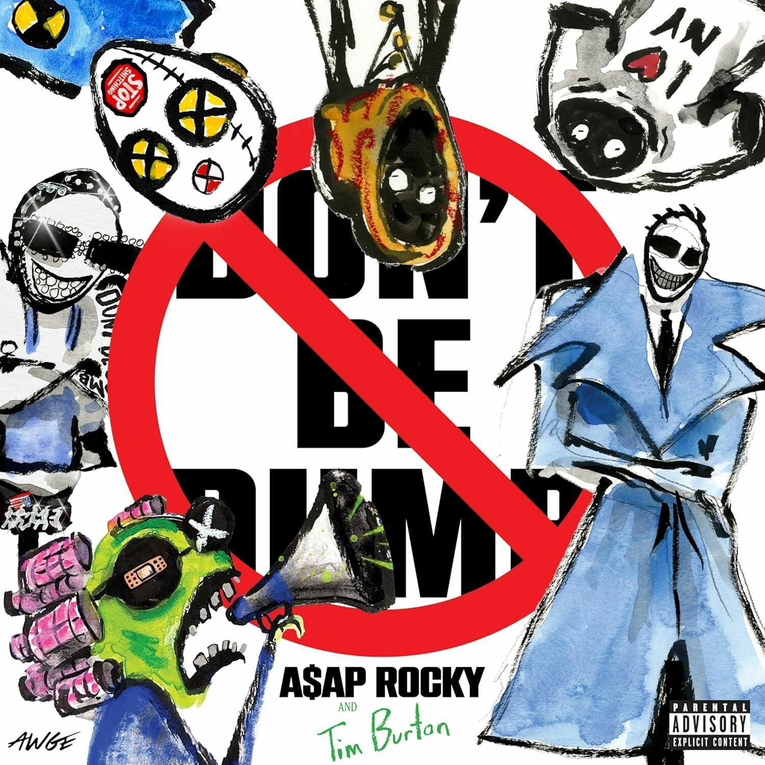 ASAP Rocky & Tim Burton: "Don't Be Dumb", новинка 2026, хип-хоп, клауд-рэп (CD диск)