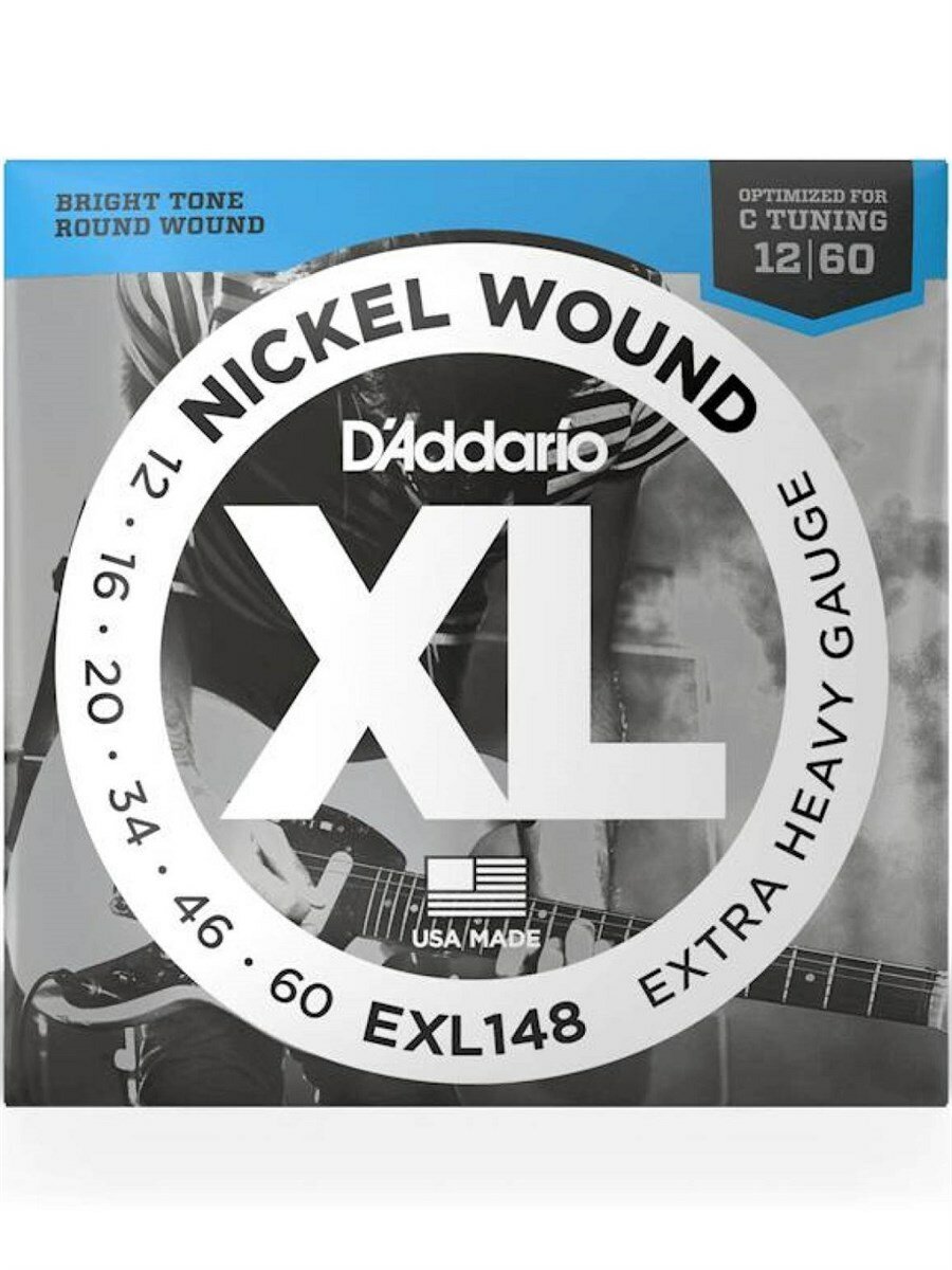 Струны для электрогитары D`Addario EXL148 XL