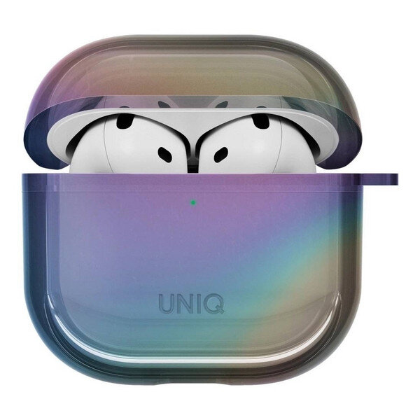 Чехол Uniq Iridescia для Airpods 4 (голографический) разноцветный