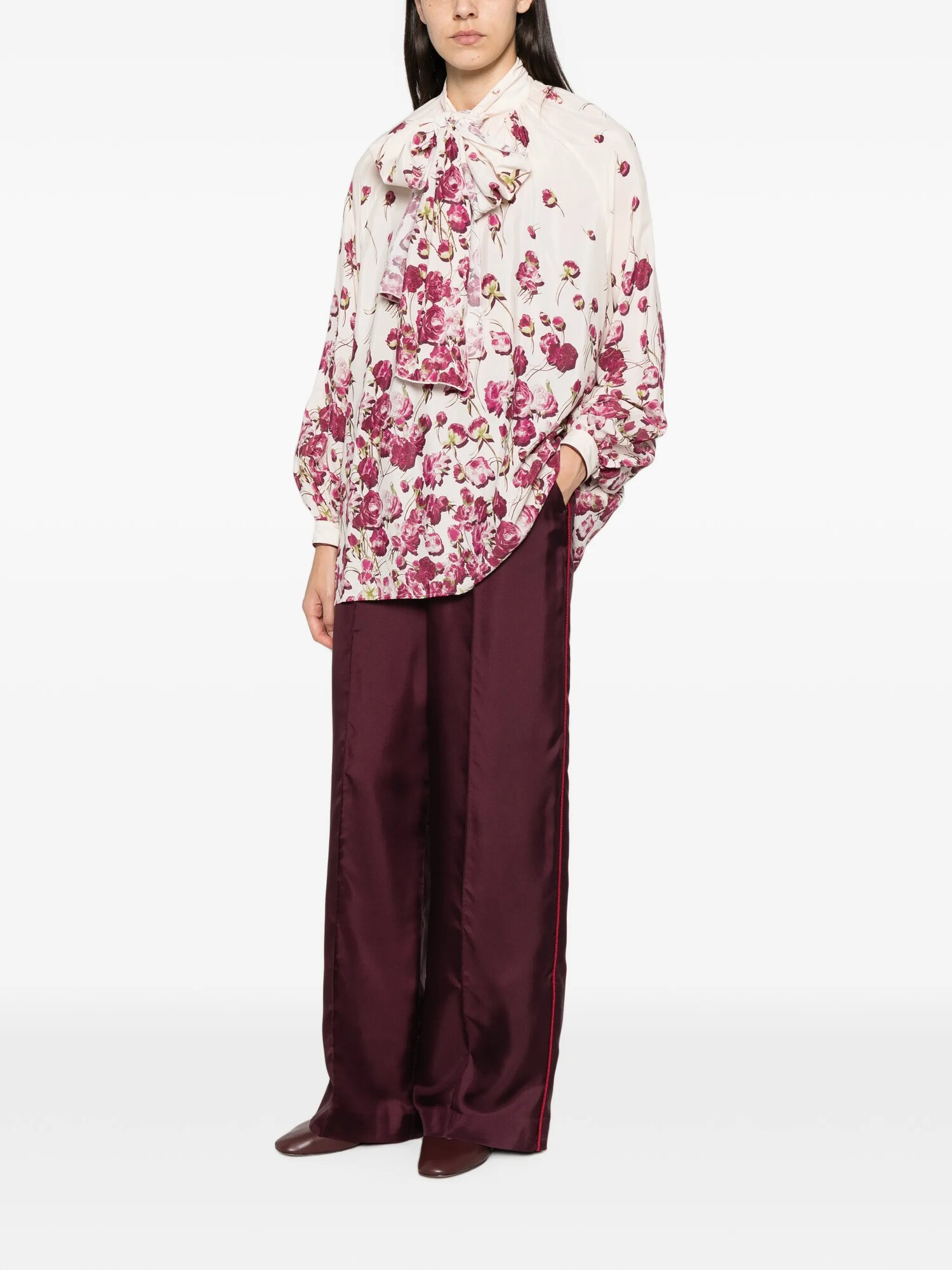 Блуза For Restless Sleepers Floral-print blouse, размер 46 — фото 1