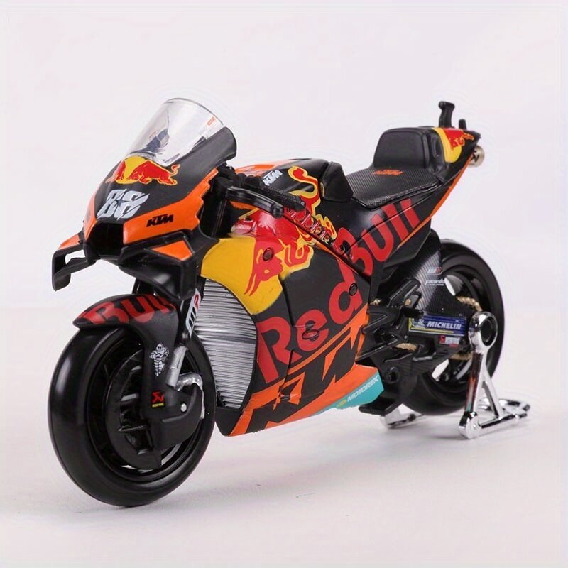 Масштабная модель мотоцикла 1:18 2021 Red Bull KTM Factory Racing #88, литье под давлением, коллекционная