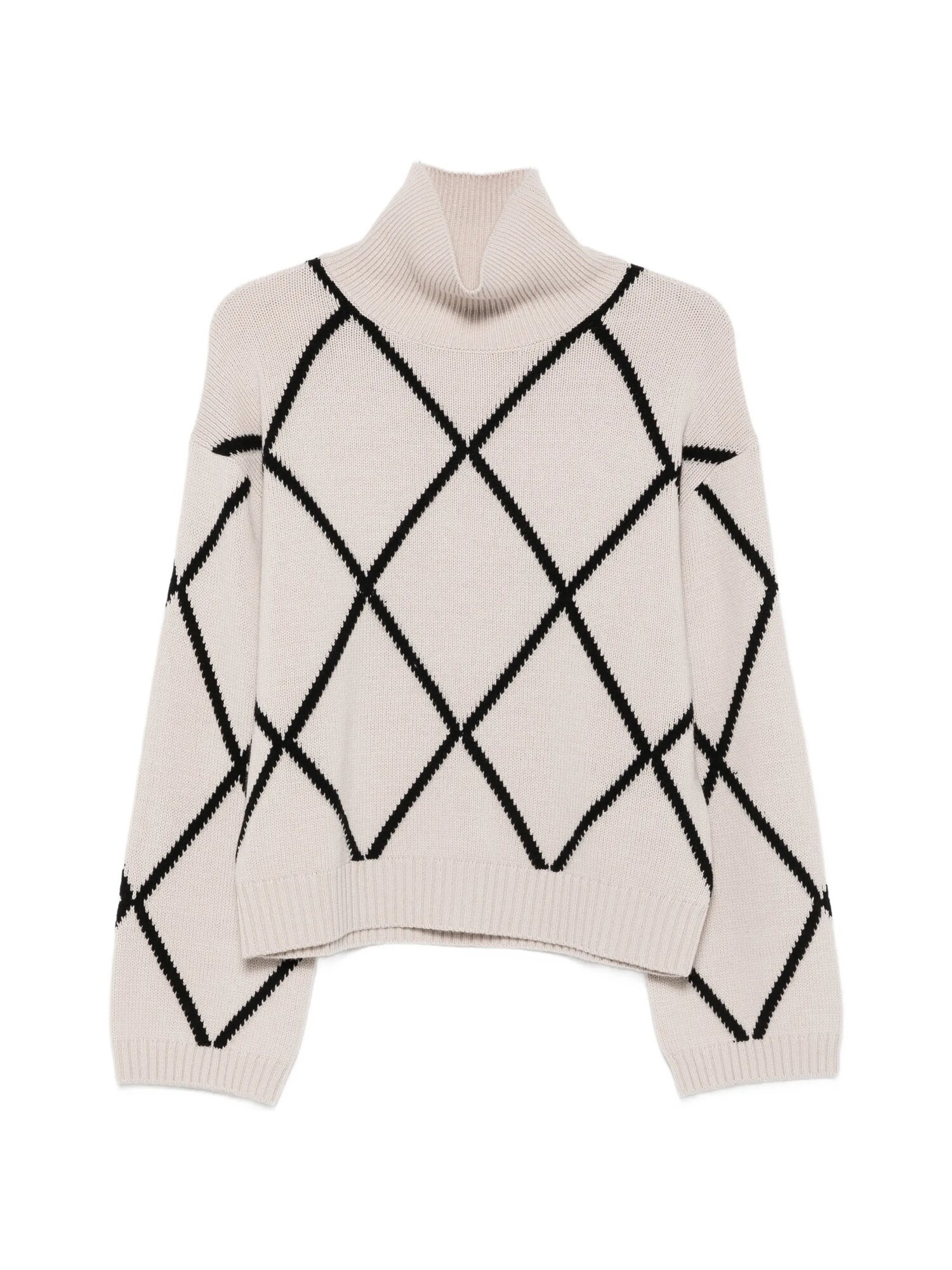 Свитер Argyle-pattern roll-neck sweater