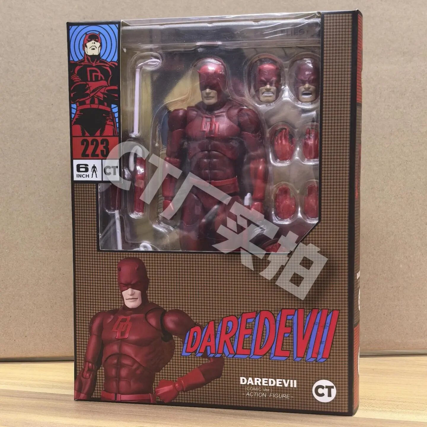 CT Toys Mafex 223 Daredevil Черный Красный Фигурка Красный, Mafex 223