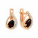 Серьги GUDDA, комбинированное золото, 585 проба