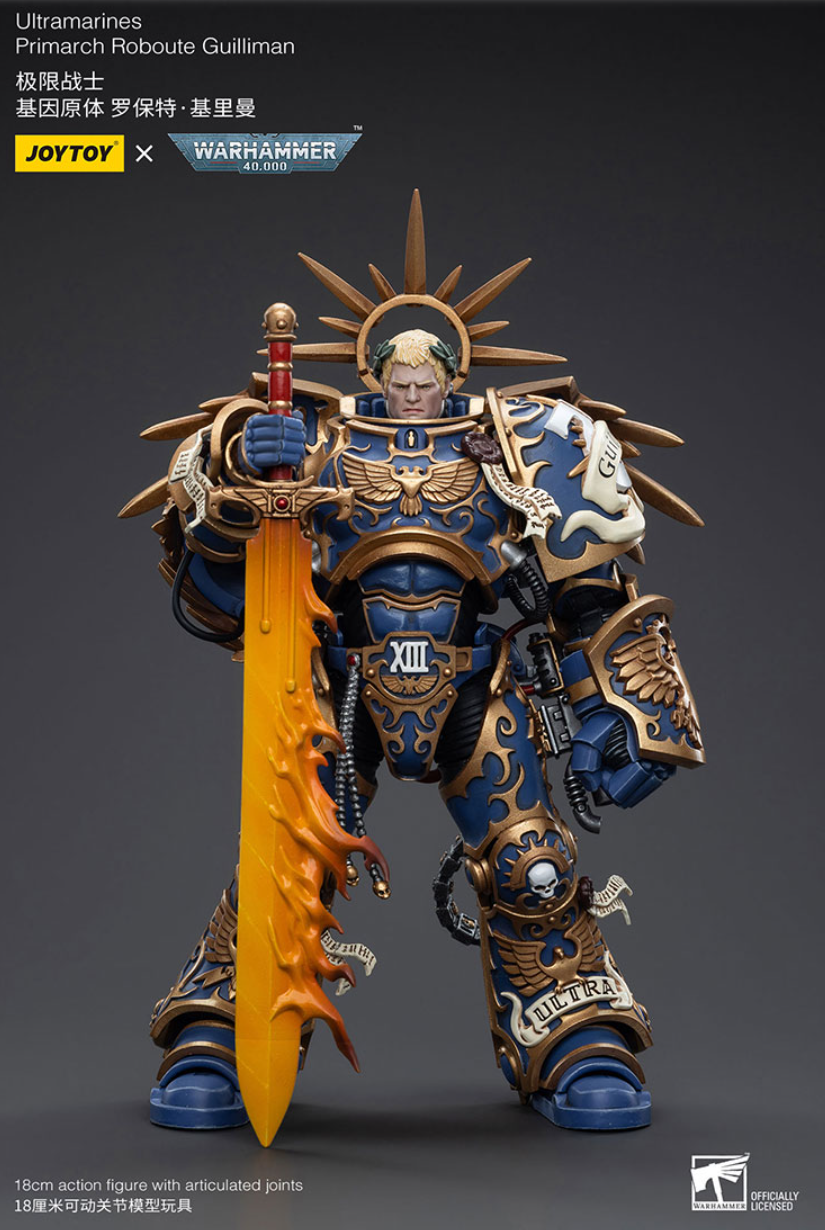 Фигурка JOYTOY Ultramarines Primarch Roboute Guilliman 1:18 / Warhammer 40000