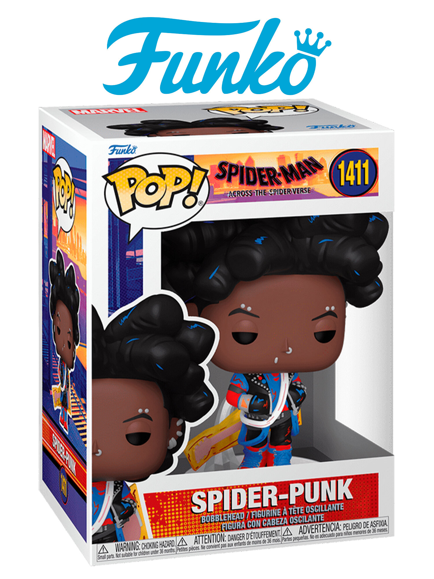 Фигурка Funko POP! Spider-Punk (Unmasked) (1411) Spider-Man
