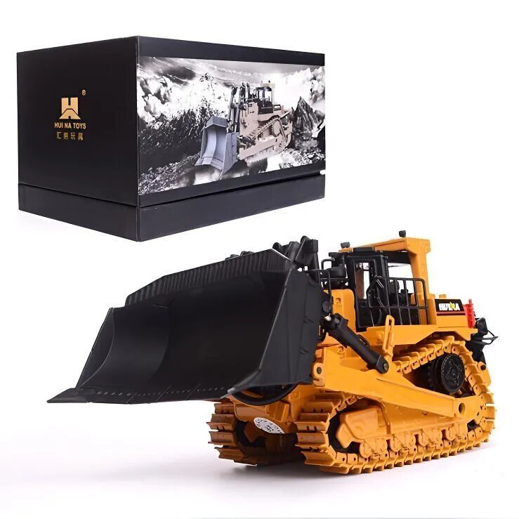 Металлический гусеничный бульдозер HuiNa Toys 1:50 - HN1700, спецтехника