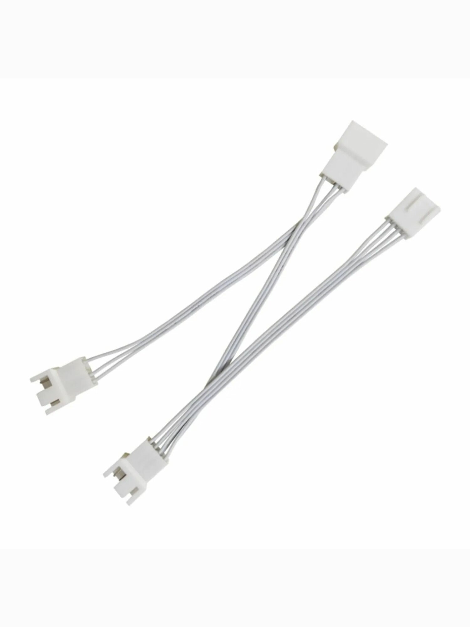 Разветвитель вентиляторов 4 pin PWM 30см на 3 вентилятора белый